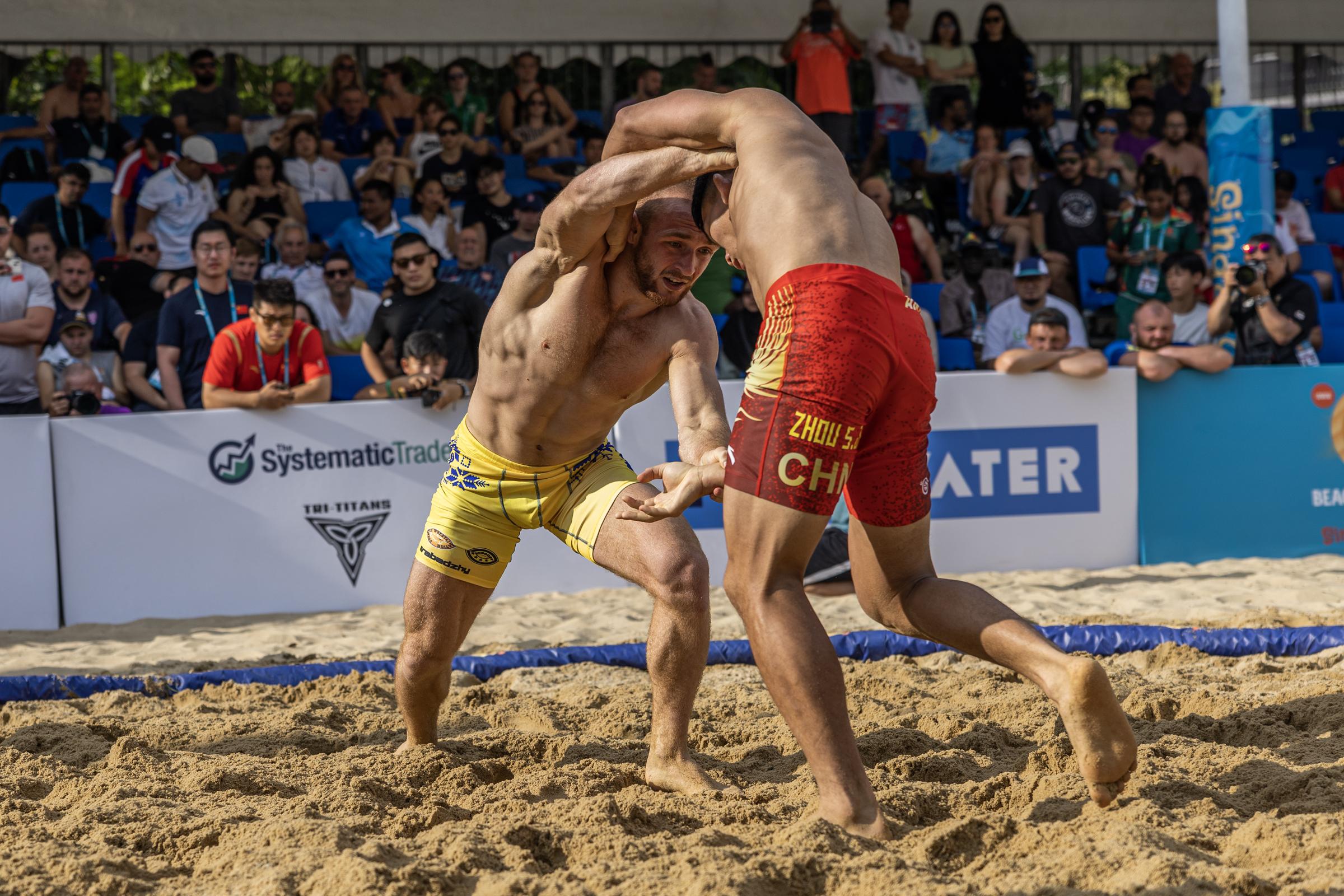 Newcomers shine in Singapore at Asia’s Beach Wrestling World Series ...