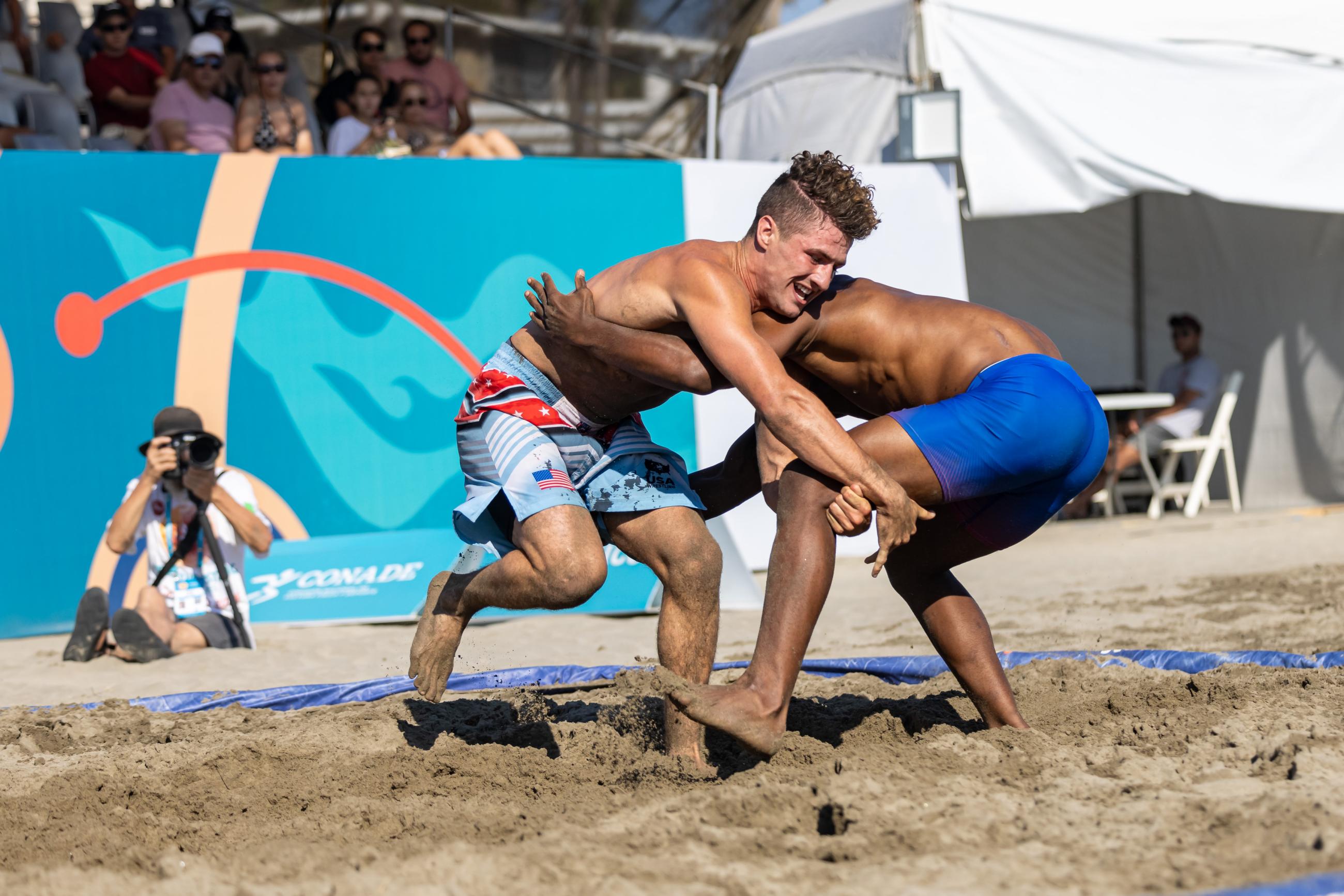 12 finalists and two golds – Mexico brings the heat as Beach Wrestling ...